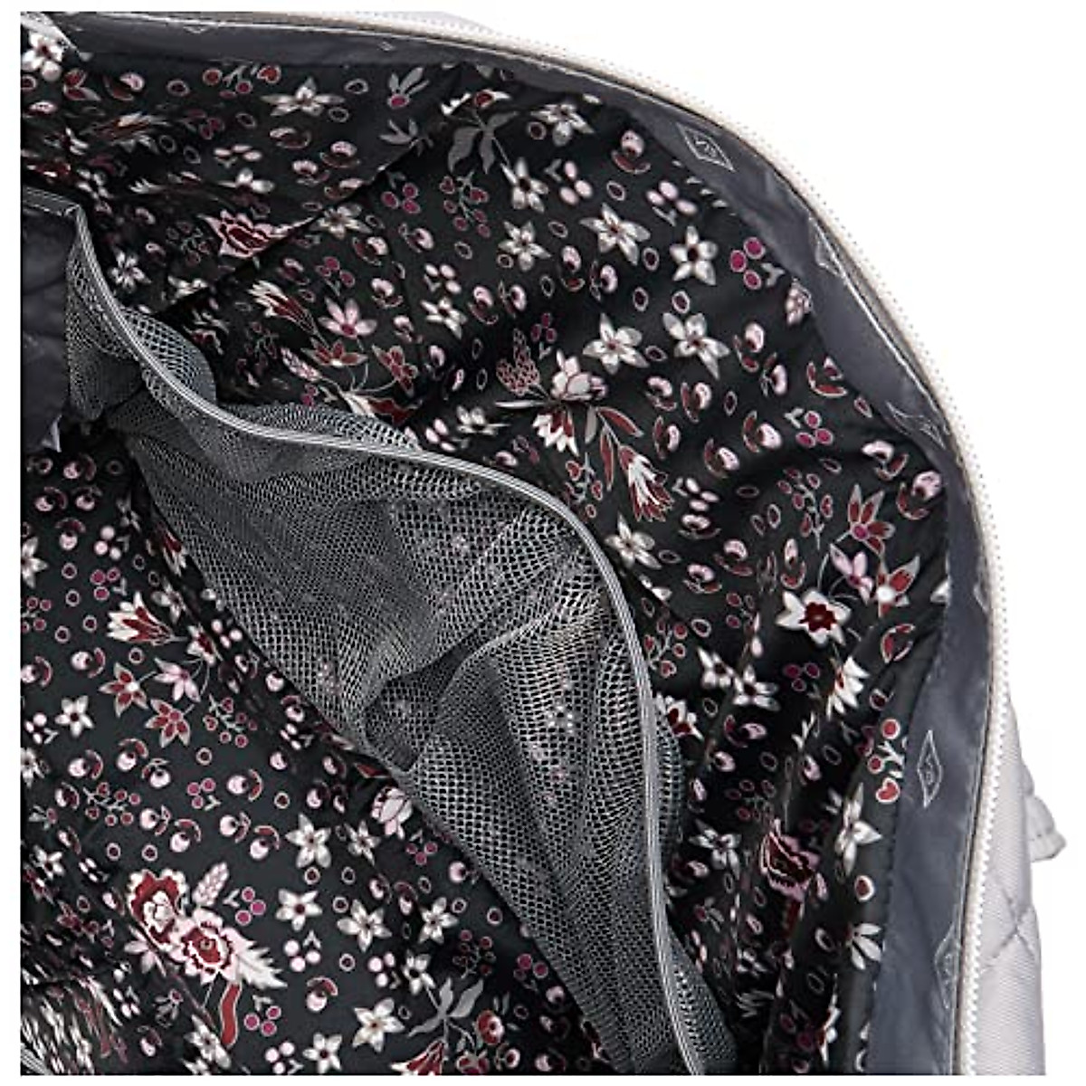 Vera Bradley Women's Performance Twill Ultimate Baby Diaper Bag, Tranquil Gray, One Size