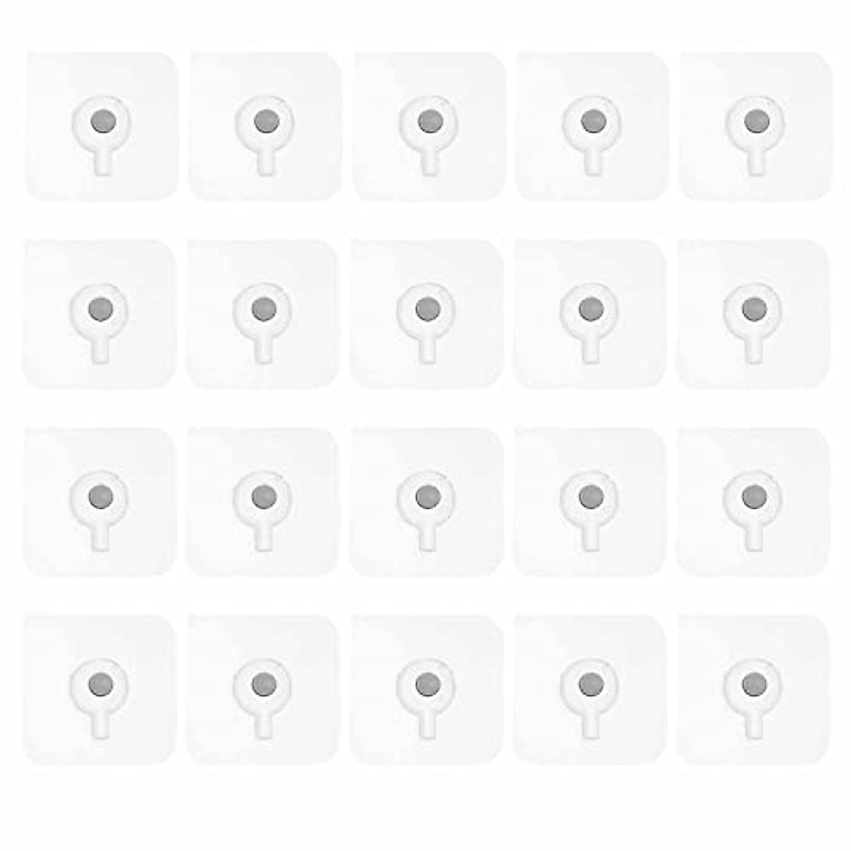 Cabilock 40pcs No Nail- Free Sticky Peg. Mount Trace Stickers Household cm Photo Screw Adhesive Self- Adhesive Kitchen Without Furniture Frame Picture Pegs Non- Transparent