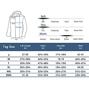 Little Donkey Andy Men's UPF 50+ Jacket Sun Protection Breathable, Quick-Dry Summer Shirts Lightweight Packable for Running Hiking (Outer Space M)