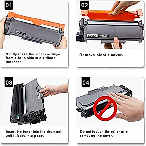 SOLER Compatible Toner Cartridge Replacement for Brother TN630 TN660 Toner Cartridge for HL-L2300D DCP-L2540DW HL-L2360DW HL-L2380DW MFC-L2707DW DCP-L2520DW HL-L2320D Printer(Black, 10-Pack)