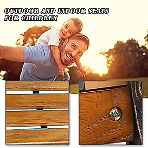 FDW Garden Bench Park Bench for Kids Outdoor Benches Clearance Metal and Wood Benches Clearance for Patio Yard
