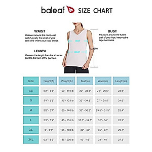BALEAF Women's Workout Tank Tops for Tennis Quick Dry Fitted Sleeveless Shirts UPF50+ V-Neck Lightweight Size Medium Pink
