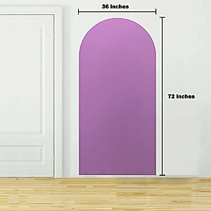 Arch Wall Decal Purple Wall Texture Peel and Stick Wallpaper Self-Adhesive Removable Wall Sticker Mural Wall Decor for Living Room Bedroom Nursery