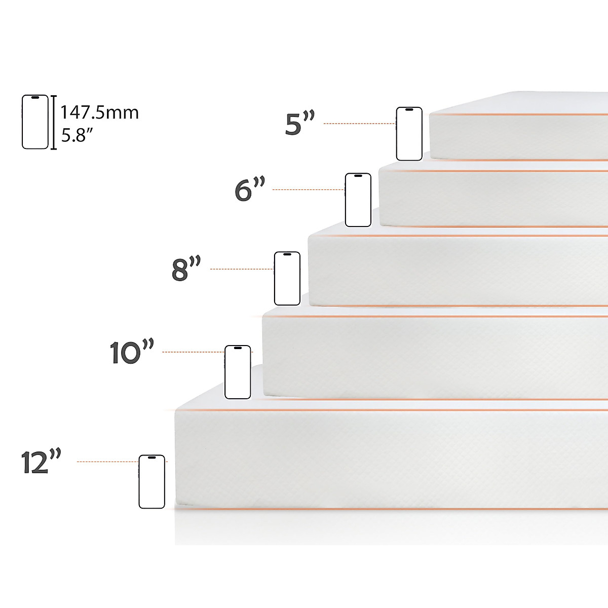6 Inch Twin Mattress Gel Memory Foam Mattress, Medium Firm Twin Mattress in a Box for Cool Sleep, Twin Size Mattresses with Breathable Cover, CertiPUR-US Certified, No Spring Need (6 in, Twin)