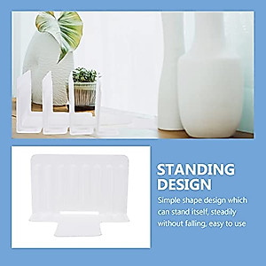 Operitacx Refrigerator Replacement Shelves Drawer Dividers Organizers Clear Plastic Drawers Separator 4pcs Adjustable Kitchen Drawer Organizer for Clothing Utensil Office Bookshelf Storage