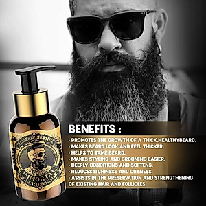 Immortal NYC 'Beard Cream' - 3.4 Oz - Beard Balm For Men- Beard Butter For Men - Beard Conditioner - Beard Softener - Beard Growth For Men - Beard Products For Men - Facial Hair Growth For Men