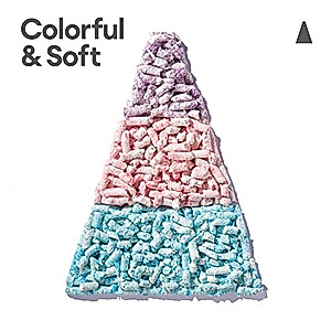 BUCATSTATE Paper Litter for Small Animals 1KG/2.2LBS, Absorbent Hamster Bedding Guinea Pig Rabbit Pellets Odor Control Dust Free for Reptile, Birds (Blue)