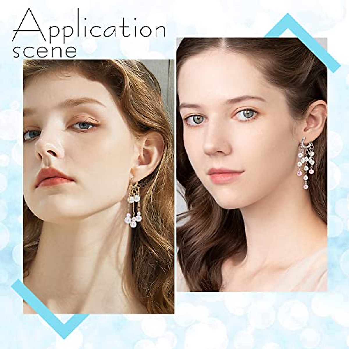 DICOSMETIC 10 Pairs 5 Colors Huggie Hoop Earring Stainless Steel Hoop Earring Findings with 5 Loops Black/Gold/Rose Gold/Rainbow Color Round Leverback Earring Hooks for Earring Making, Hole: 1.8mm