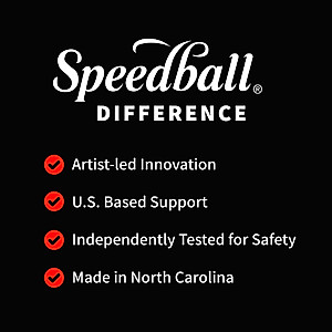 Speedball Acrylic Screen Printing Ink, 8-Ounce, Black