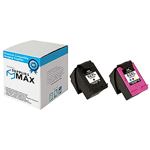 SuppliesMAX Remanufactured Replacement for HP Envy 5540/5545/5640/5660/5665/7640/7645/8000/8005 High Yield Inkjet Combo Pack (Black/Color) (NO. 62XL) (F6U02BN)