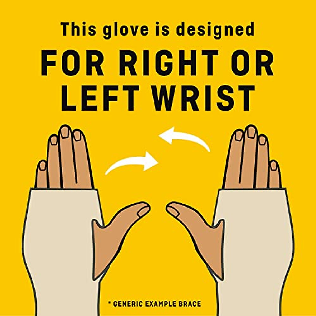 FUTURO Hand and Wrist Compression Glove, Provides Support and Compression to Arthritic and Painful Hand Joints, Small/Medium, Beige