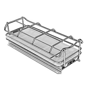 Lynk Professional® Slide Out Tea Bag Holder Organizer - Upper Kitchen Cabinet Pull Out Rack, Organize Up To 70 Tea Bags, Chrome