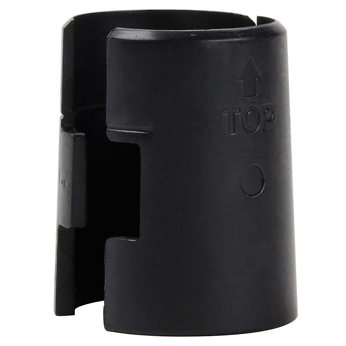 24 Pieces(12 Pairs) Wire Shelving Shelf Lock Clips for 1" Post- Shelving Sleeves Replacements for Wire Shelving System, Black