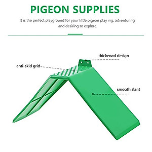 Yardwe 10pcs Dove Rest Stand Bird Perches Pigeon Stand Roost Frame Plastic Pigeon Perches Bird Supplies Accessories for Home Pigeon Bird Parrot (Random Color)