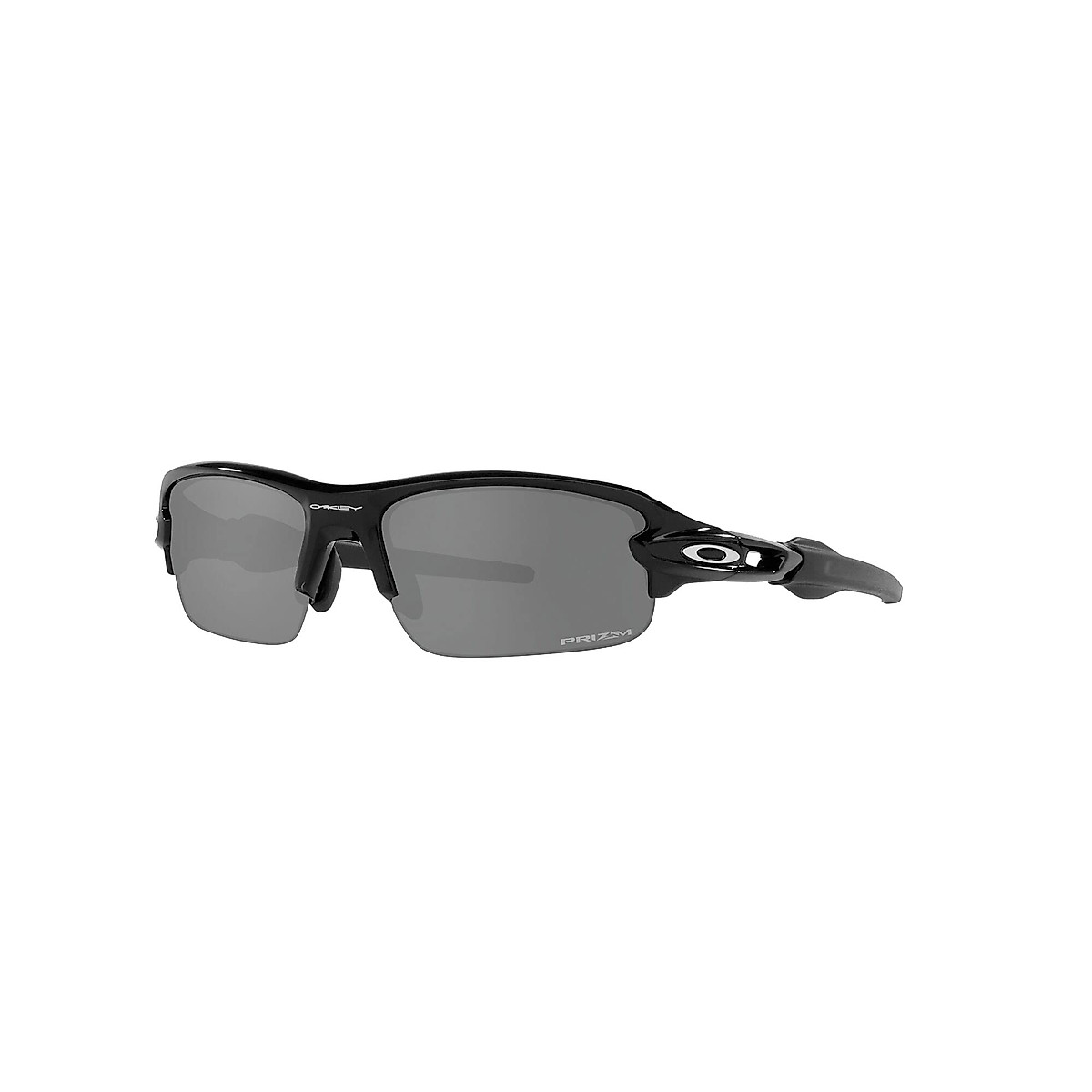 Oakley Youth OJ9008 Flak XXS Square Sunglasses, Polished Black/Prizm Black, 58 mm