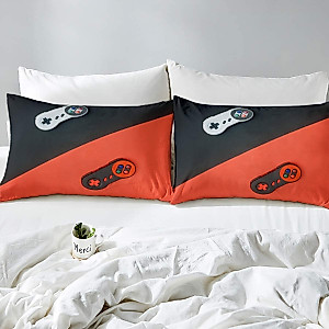 ZCMZMP Gamepad Quilt Cover, Three-Piece Electronic Game Bedding, 3D Gamepad Printing, Children?s Gifts. (Gamepad9,Twin)