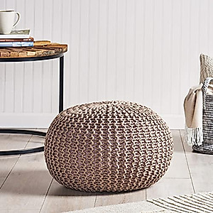 Christopher Knight Home Nahunta Pouf, Brown