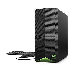 Newest HP TG01 Pavilion Gaming Desktop | Intel 6-Core i5-10400F | 16GB DDR4 1TB PCIe SSD 1TB HDD | NVIDIA GTX 1650 GDDR5 4GB | HDMI | DVI-D | USB-C | WiFi | BT | RJ-45 | Windows 10 Pro
