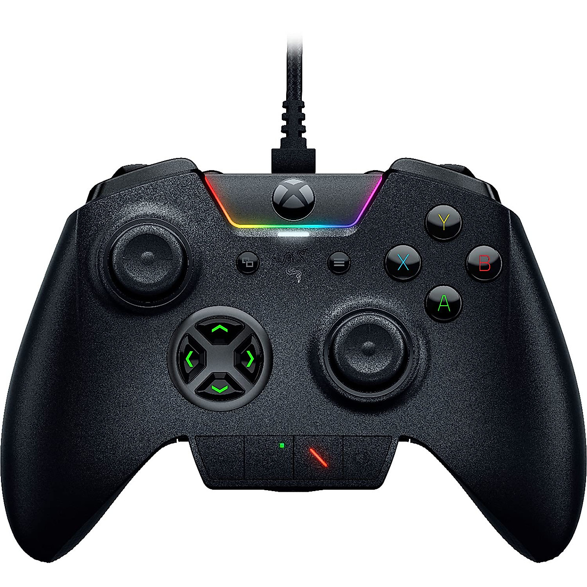 Razer Wolverine Ultimate Wired Gaming Controller (Black) - Two Pack Bundle with 6Ave Cleaning Kit - For PC, Xbox One, and Xbox Series X