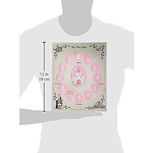Disney Girls My First Year Photo Frame Pink