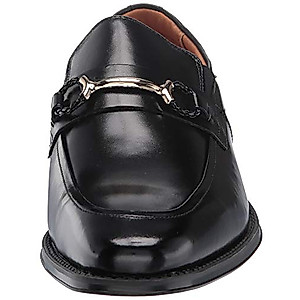 Stacy Adams Men's Pierce Moe-Toe Slip-on Penny Loafer, Black, 9 M US