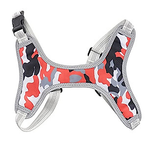 POPETPOP Reflective Vest Dog Harness - Reflective Breathable Soft Air Mesh Puppy No Pull Vest Harnesses - Escape Proof Pet Adjustable Harness for Small and Medium Dogs Small Dog Harness