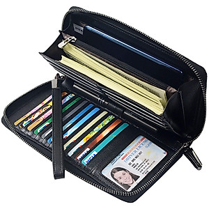 Bveyzi Large Capacity Wallets & Small Crossbody Purses for Women