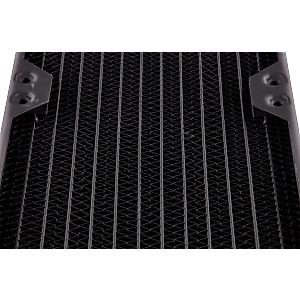Corsair Hydro X Series, XR7 480mm Water Cooling Radiator (Quad 120mm Fan Mounts, Easy Installation, Premium Copper Construction, Polyurethane Coating, Integrated Fan Screw Guides) Black