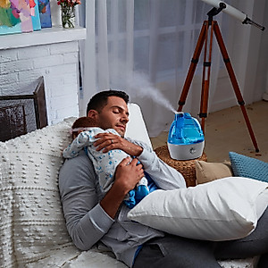 AquaOasis™ Cool Mist Humidifier {2.2L Water Tank} Quiet Ultrasonic Humidifiers for Bedroom & Large room - Adjustable -360 Rotation Nozzle, Auto-Shut Off, Humidifiers for Babies Nursery & Whole House