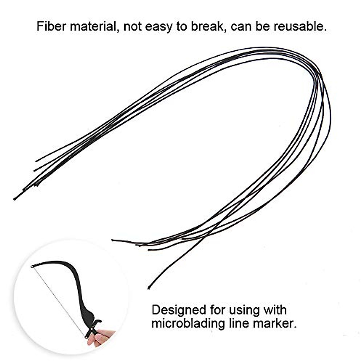 Eyebrow Measure Eyebrow Mapper, 10Pcs Microblading Line, Reusable Brows Measure Tool Brows Positioning for Eyebrow Makeup