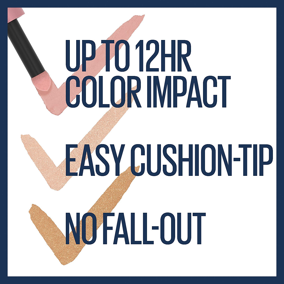 Maybelline New York Color Strike Eye Shadow Pen, Cream To Powder Finish, 30 Spark