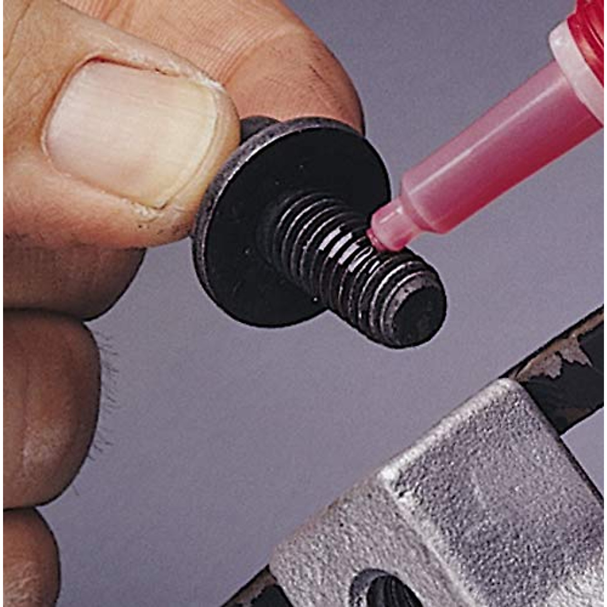 LOCTITE 263 Threadlocker for Automotive: High-Strength, Oil Tolerant, High-Temperature, Fluorescent, Anaerobic, Heavy Duty Applications | Red, 6 ml Tube (PN: 2203451)
