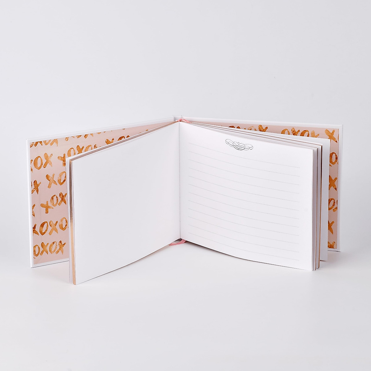 XCZBX Wedding Guest Book,Wedding Guest Book with Pen,Polaroid Guest Book for Wedding Reception,Baby Shower, Birthdays, Graduation Parties，Funeral and Special Events （Rose Gold ）