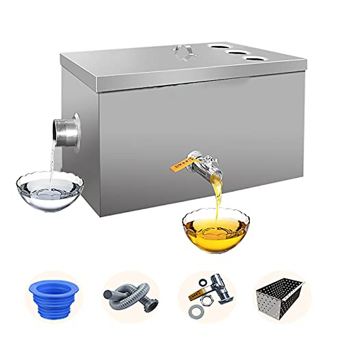 Stainless Steel Grease Trap for Restaurants & Kitchens