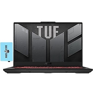 ASUS TUF Gaming A17 17.3" IPS 144Hz Full HD (1920x1080) Gaming Laptop (AMD Ryzen 7 7735HS up to 4.7 GHz, 64GB DDR5 4800MHz RAM, 1TB PCIe SSD, GeForce RTX 4060, Win11P) w/Dockztorm Hub