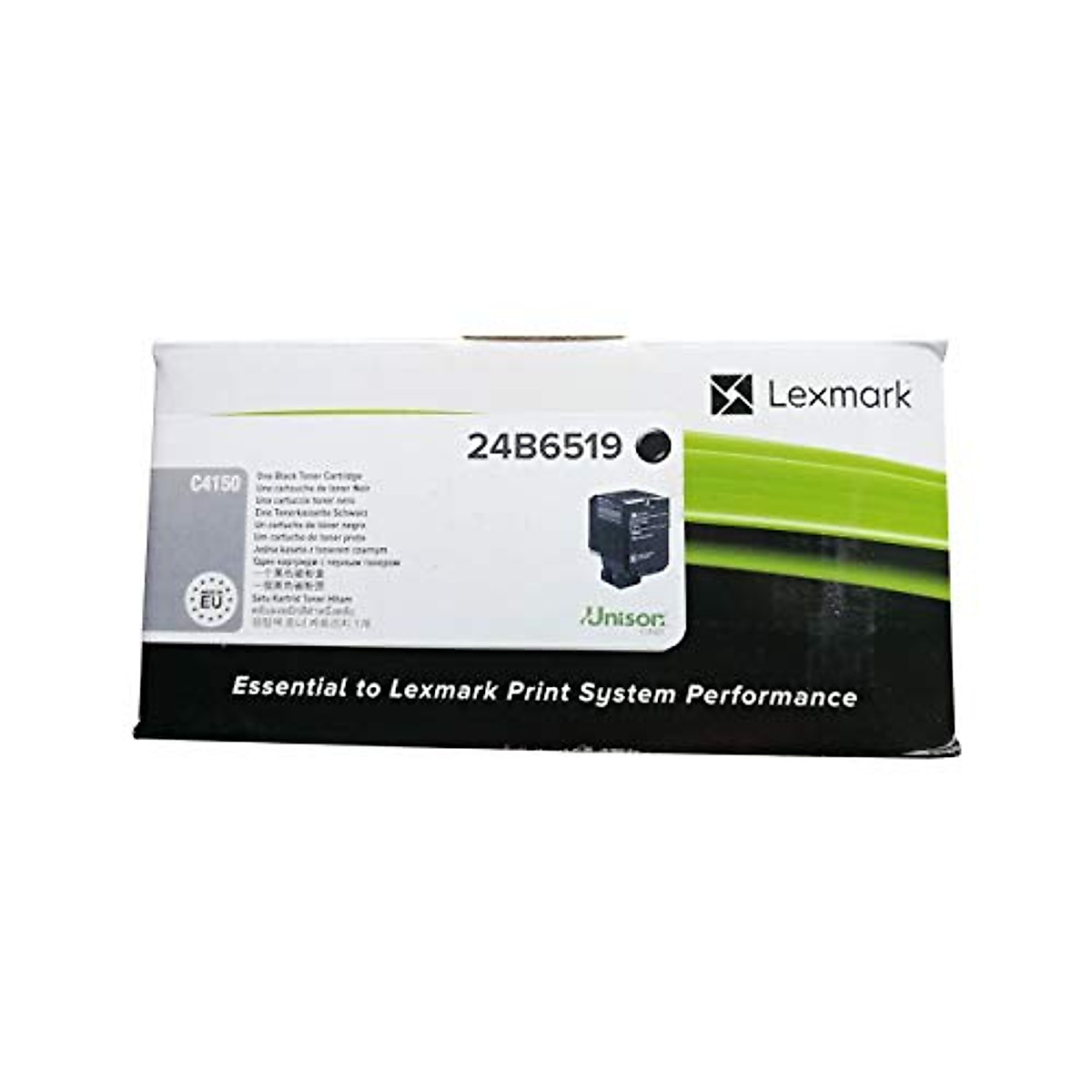 Lexmark 24B6519 C4150 Toner Cartridge (Black) in Retail Packaging