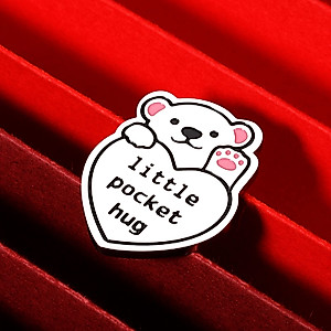 Bear Pocket Hug Gift for Women Boyfriend Best Friends Girlfriend Men Cute Funny Gift for Sister Girls Family Son Daughter Keepsake Valentines Christmas Birthday Thinking of You Token Coin Small Gifts