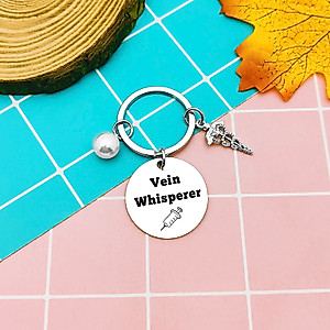 Phlebotomist Gifts Phlebotomy Technician Nurse Gift Phlebotomist Keychain for Women Gifts For Technician Hematologist Medical Technologis Phlebotomy Graduation Phlebotomy Student Graduation Gift