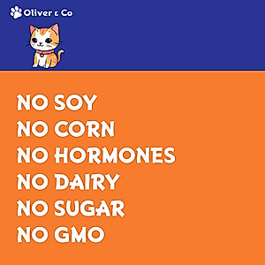 Oliver & Co. Cat Constipation Relief - Cat Laxative - Cat Constipation - Constipation Relief for Cats -Constipation Relief for Cat - Cat Laxative Constipation Relief - 1 fl oz - Roast Chicken Flavor