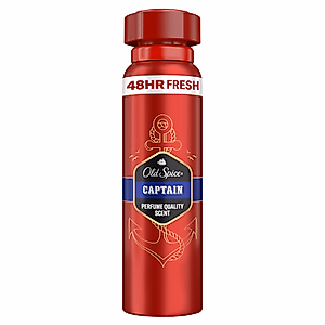 Old Spice Deodarant Spray Captain 6 Pack