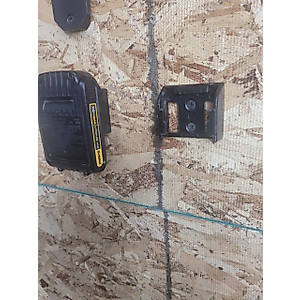 (10 Pack) Commander Tools Battery Holders Compatible with Dewalt 20v & 60v Batteries - Wall Mounts / Hangers / Rack