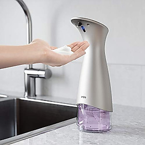 Umbra Otto Foaming Automatic Soap and Sanitizer Dispenser, Nickel
