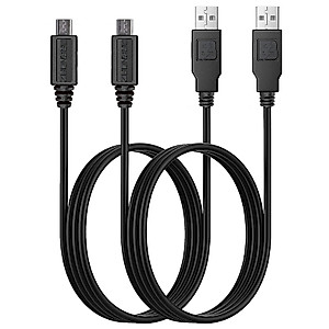 BRENDAZ (2 Pack) 15ft. USB Cable Power Cord Compatible with Blue Yeti Nano USB Mic, Blue Yeti X USB Microphone. (15-Feet)