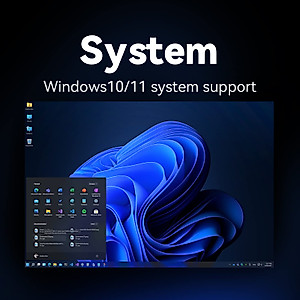 RLihm WiFi 6E AX5400 PCIe WiFi Card Intel AX210 Network Card with Bluetooth 5.2 Tri-Band 6G/5.8G/2.4GHz Wireless WiFi Network Card for Desktop PC Windows 10/11 64-bit MU-MIMO,Ultra-Low Latency