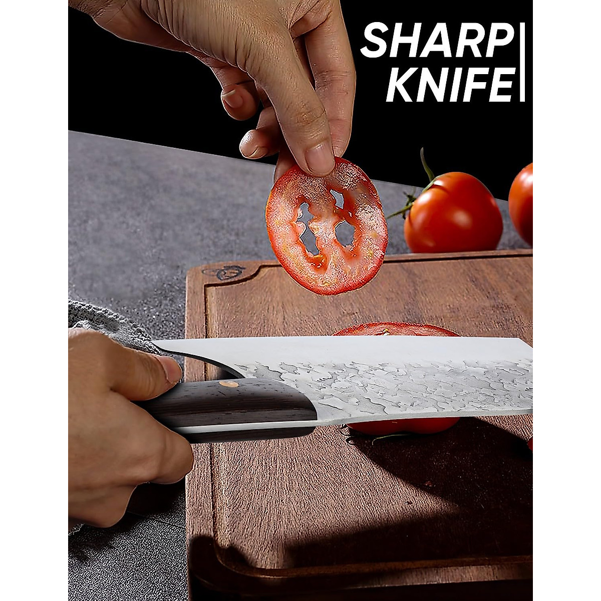 DRAGON RIOT Chef Butcher Knife Set for Meat Cutting with Roll Bag, 12 PCS Japanese Forged Chef Knives Set for Men and Women Gift for Men