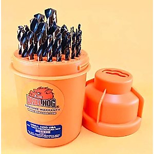 Drill Hog 29 Pc Super HI-Molybdenum M7+ Drill Bit Set