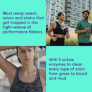 Dropps Active Wash Laundry Detergent Pods: Unscented | 24 Count | HE Compatible + All Washers | Cold Wash + All Temperatures | Sport Detergent | Low Waste Packaging