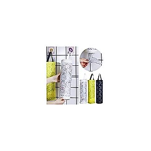 DUNBRI Kitchen Rubbish Bag Round Storage Bag Miscellaneous Wall Hanging Organizer Convenient Extraction Box Storage Bag Kitchen Hanging Bag