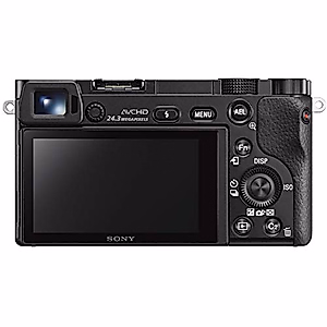 Sony Alpha a6000 Mirrorless Digital Camera 24.3 MP SLR Camera with 3.0-Inch LCD - Body Only (Black) (Certified Refurbished)