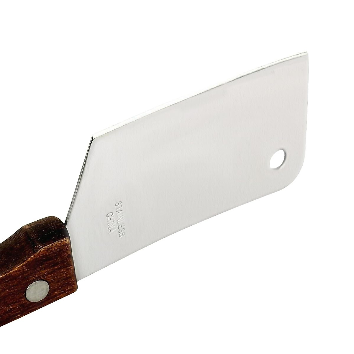The Cleaver Chopping Knife: Versatile Camp Kitchen Knife with a Sharp Stainless Steel Blade, Hardwood Handle - Ideal for Kitchen, Restaurant and Camping